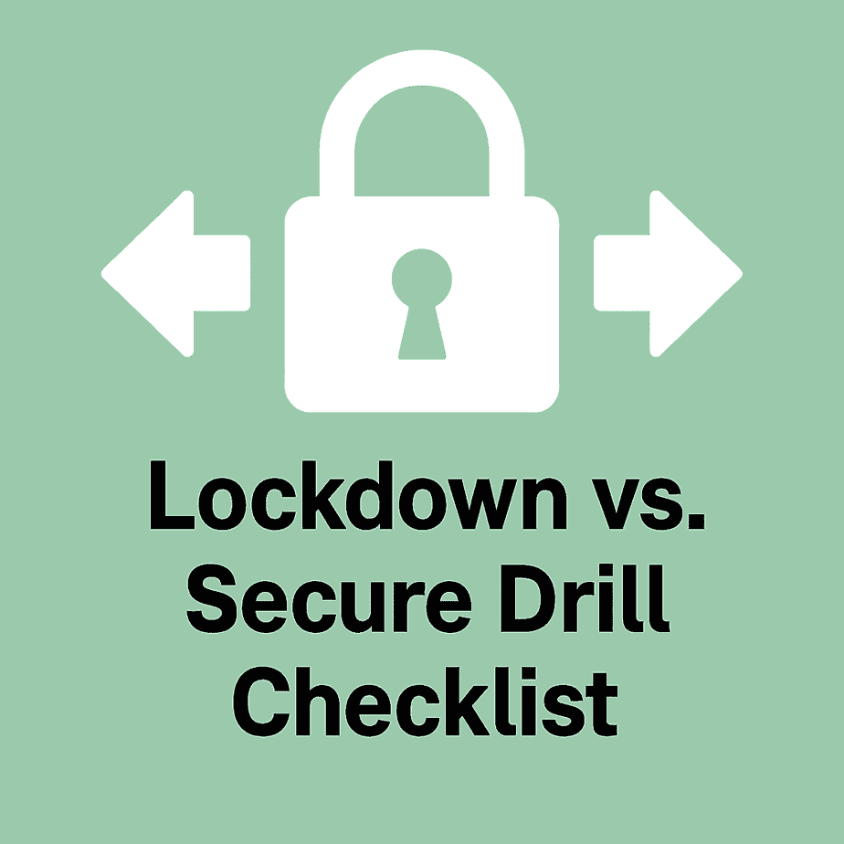 FREE - Lockdown vs. Secure Drill Checklist - RISK STRATEGY GROUP